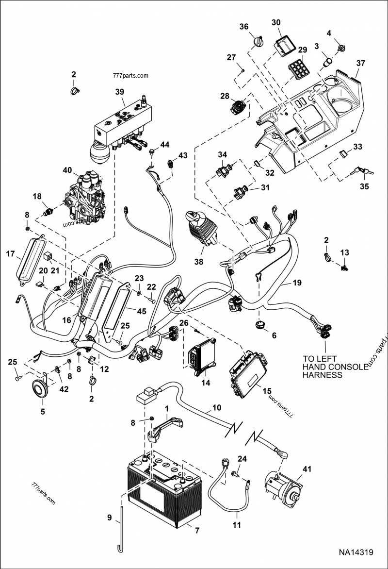 7269857 BATTERY WET 1000 CCA - Bobcat spare part | 777parts.com