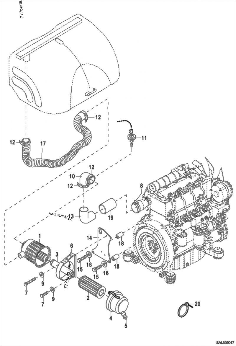 5501661062 ELBOW - Bobcat spare part | 777parts.com
