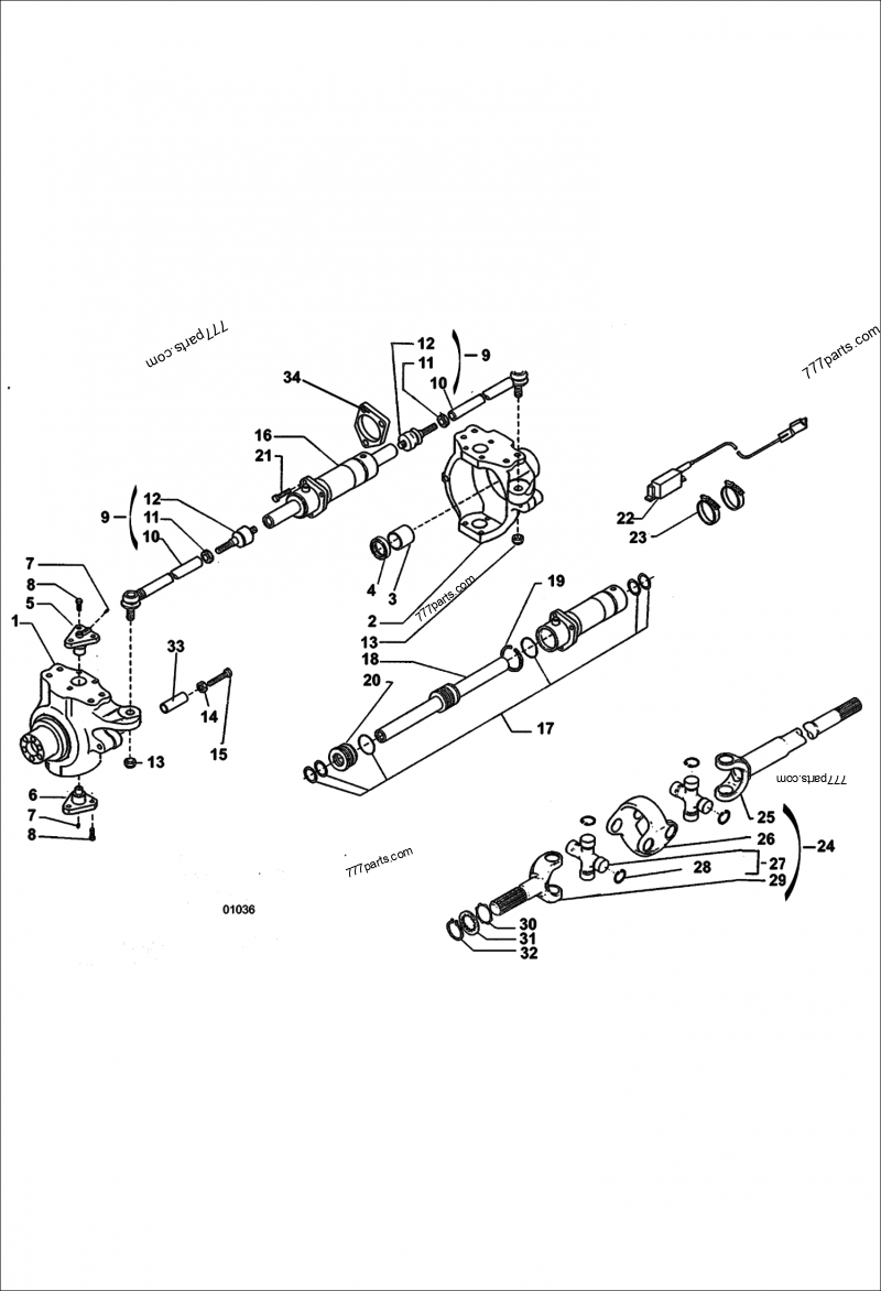 75762.5 KIT SEAL - 757625 - Bobcat spare part | 777parts.com