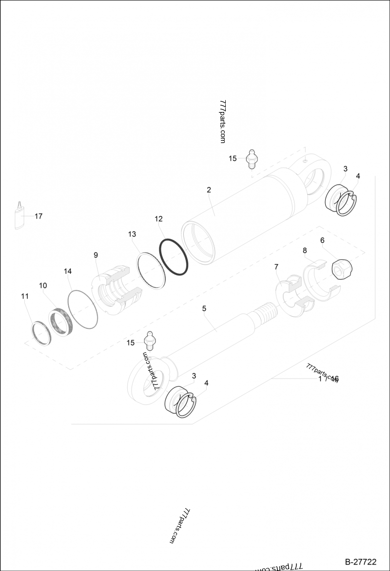 1974955060 SCRAPER RING - Bobcat spare part | 777parts.com
