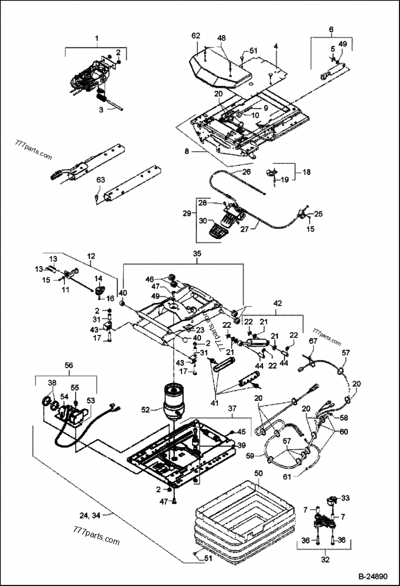 5305670232 BINDER - Bobcat spare part | 777parts.com
