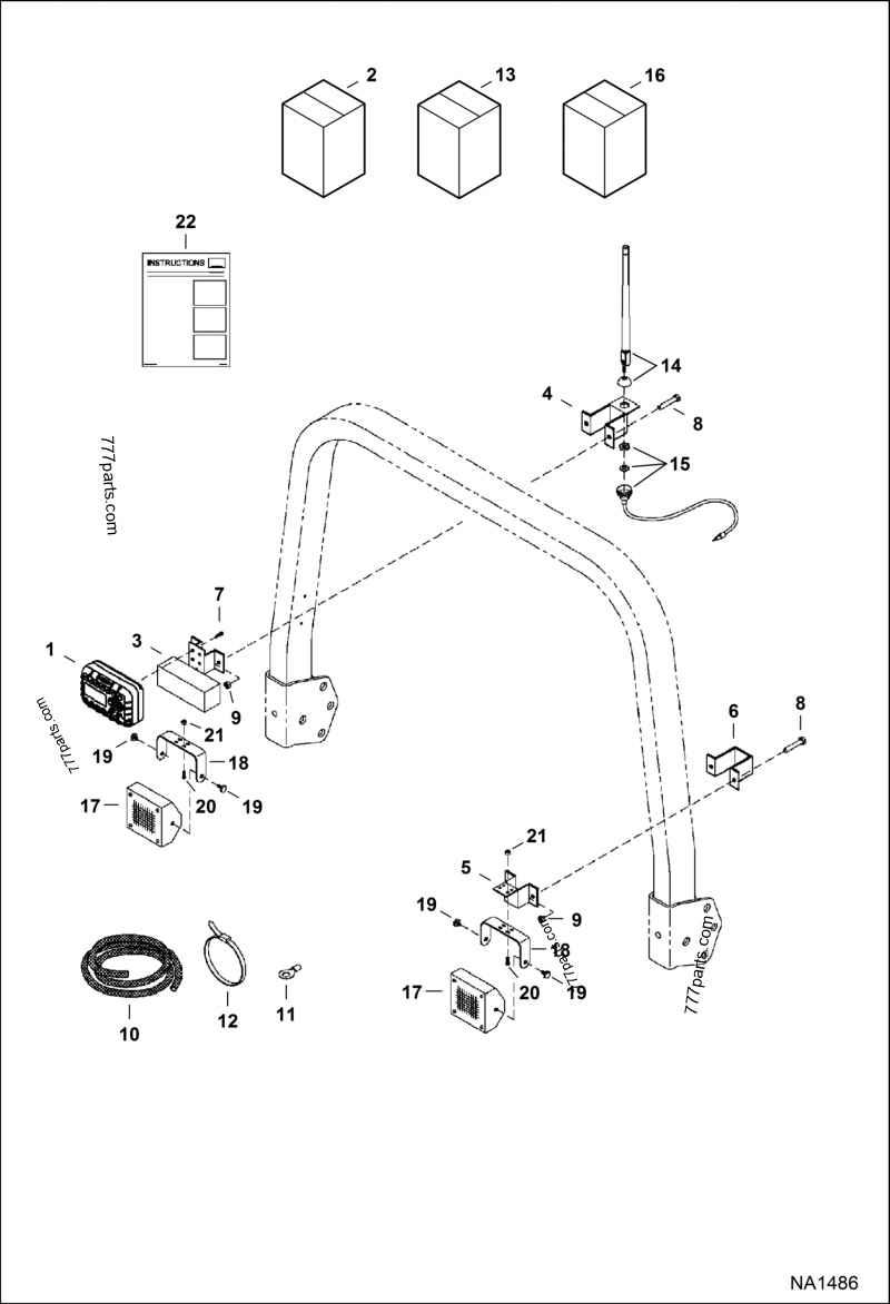 SPEAKER - Bobcat spare part | 777parts.com