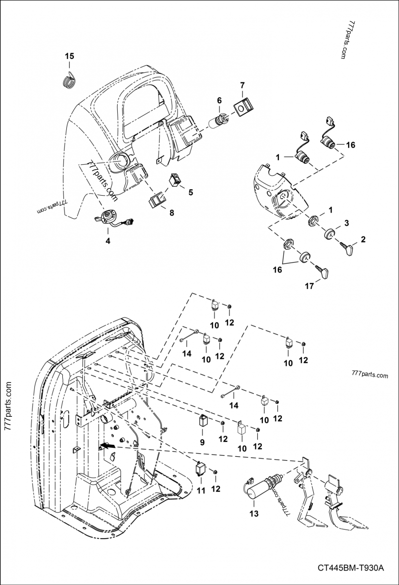 7002321 SWITCH PTO - Bobcat spare part | 777parts.com