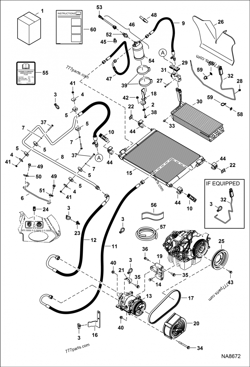 7363374 COMPRESSOR AC - Bobcat spare part | 777parts.com