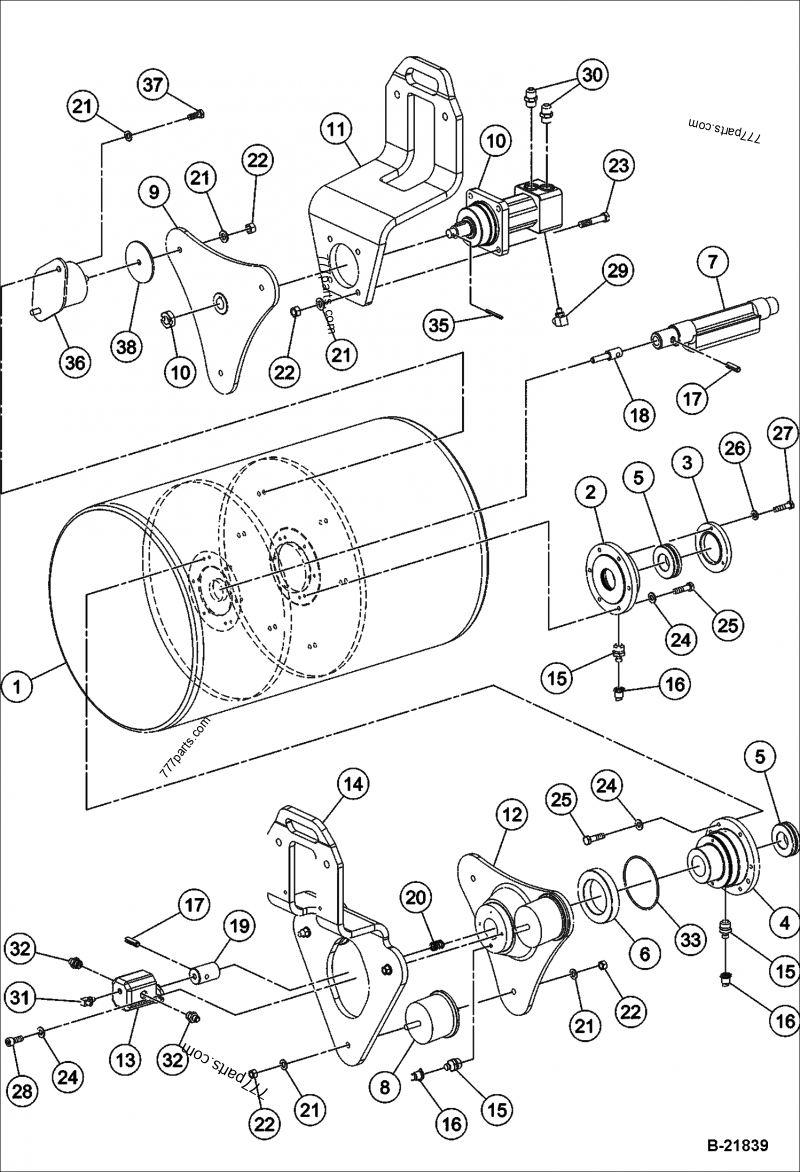 IR95201547 FITTING, GREASE - Bobcat spare part | 777parts.com