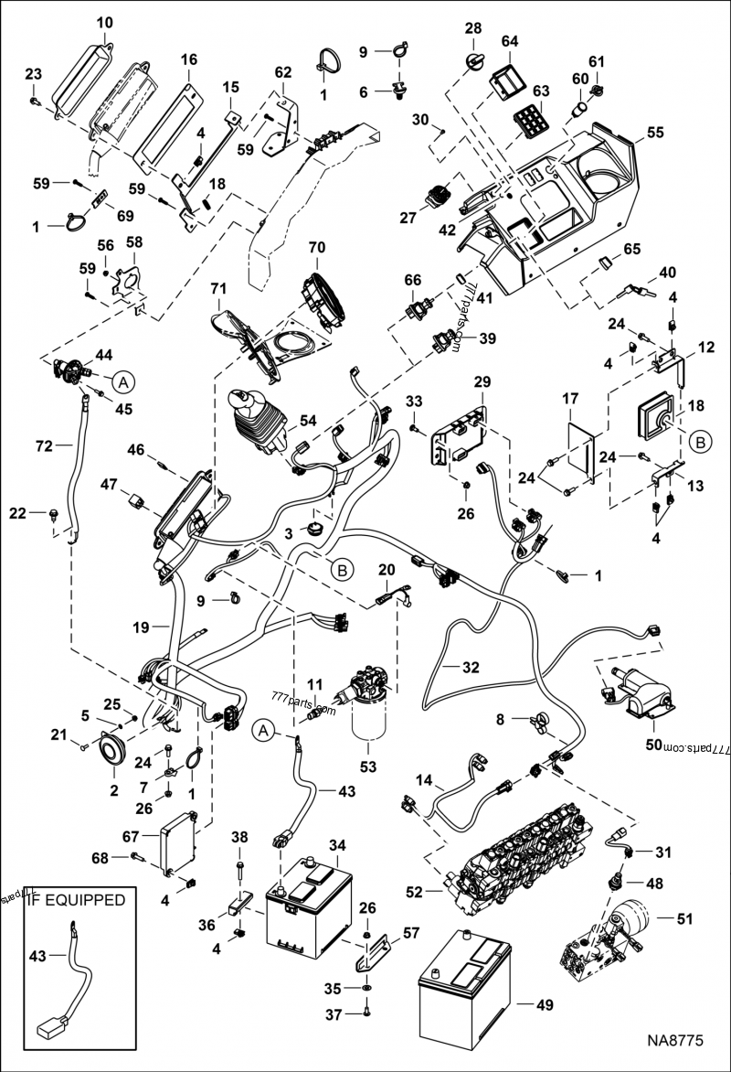7281258 CONTROL THROTTLE - Bobcat spare part | 777parts.com