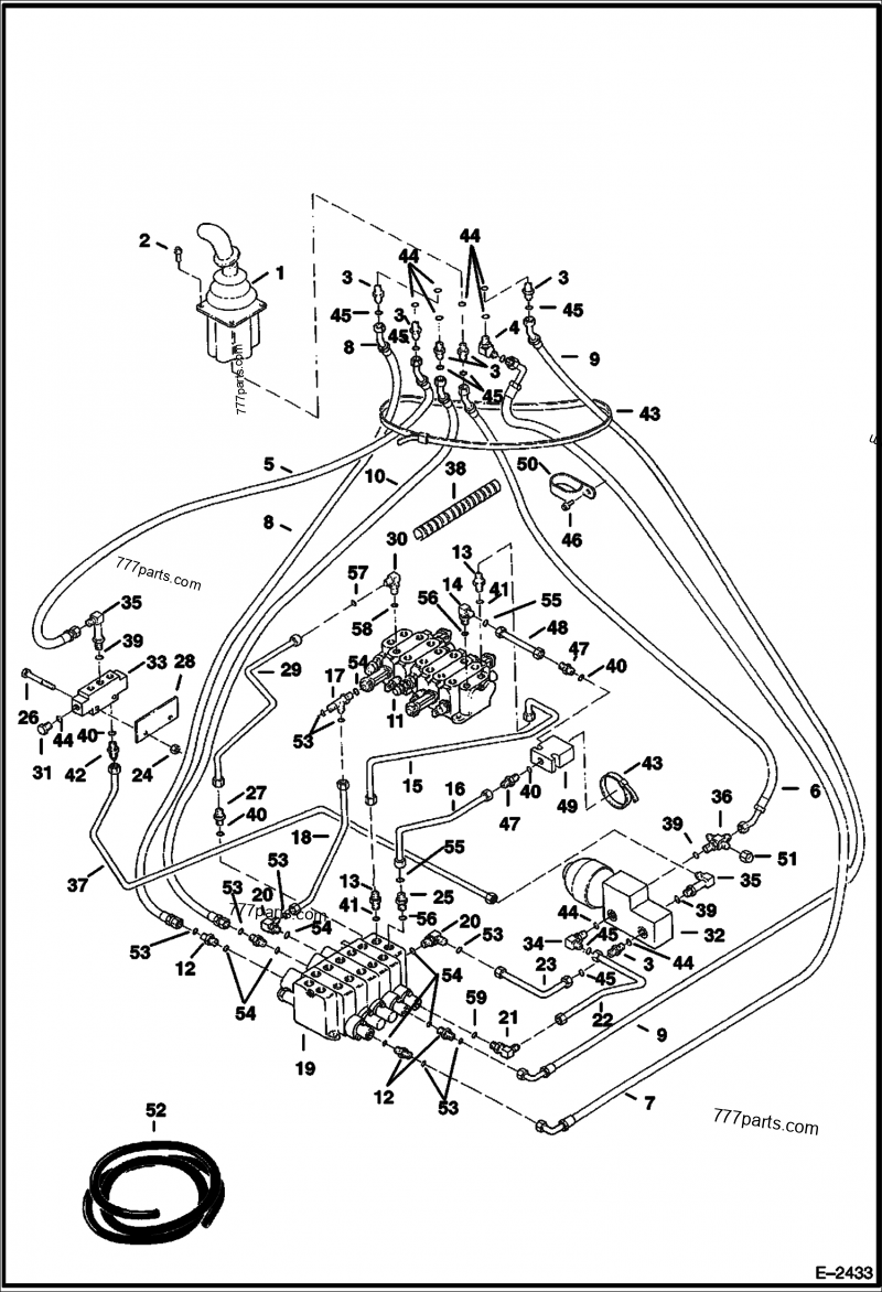 6670322 VALVE, CONTROL - Bobcat spare part | 777parts.com