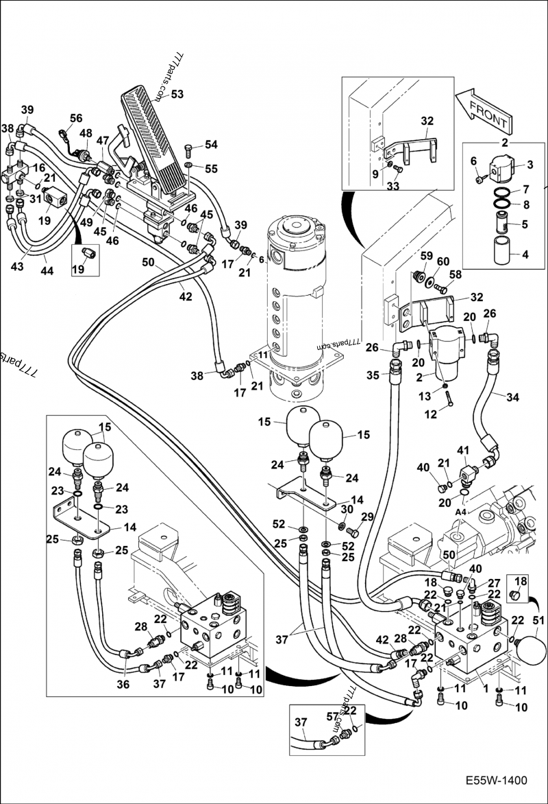 7004707 ELBOW - Bobcat spare part | 777parts.com