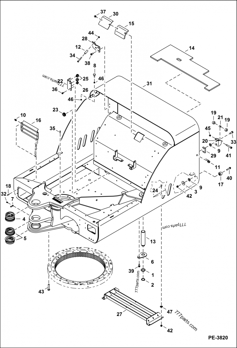 6810578 LOUVER - Bobcat spare part | 777parts.com