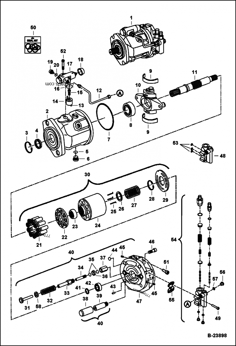 7330620 VALVE CONTROL - Bobcat spare part | 777parts.com