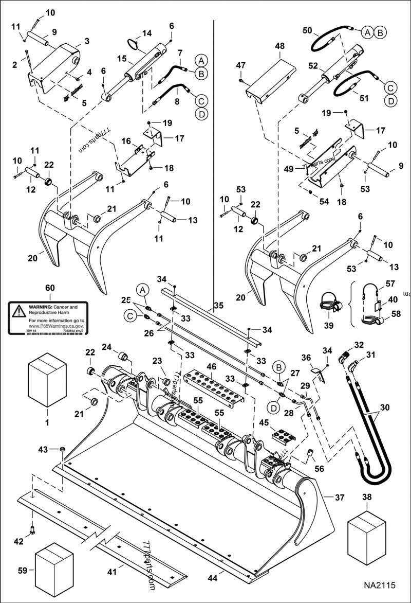 7246796 COUPLER 06 I90 MALE - Bobcat spare part | 777parts.com