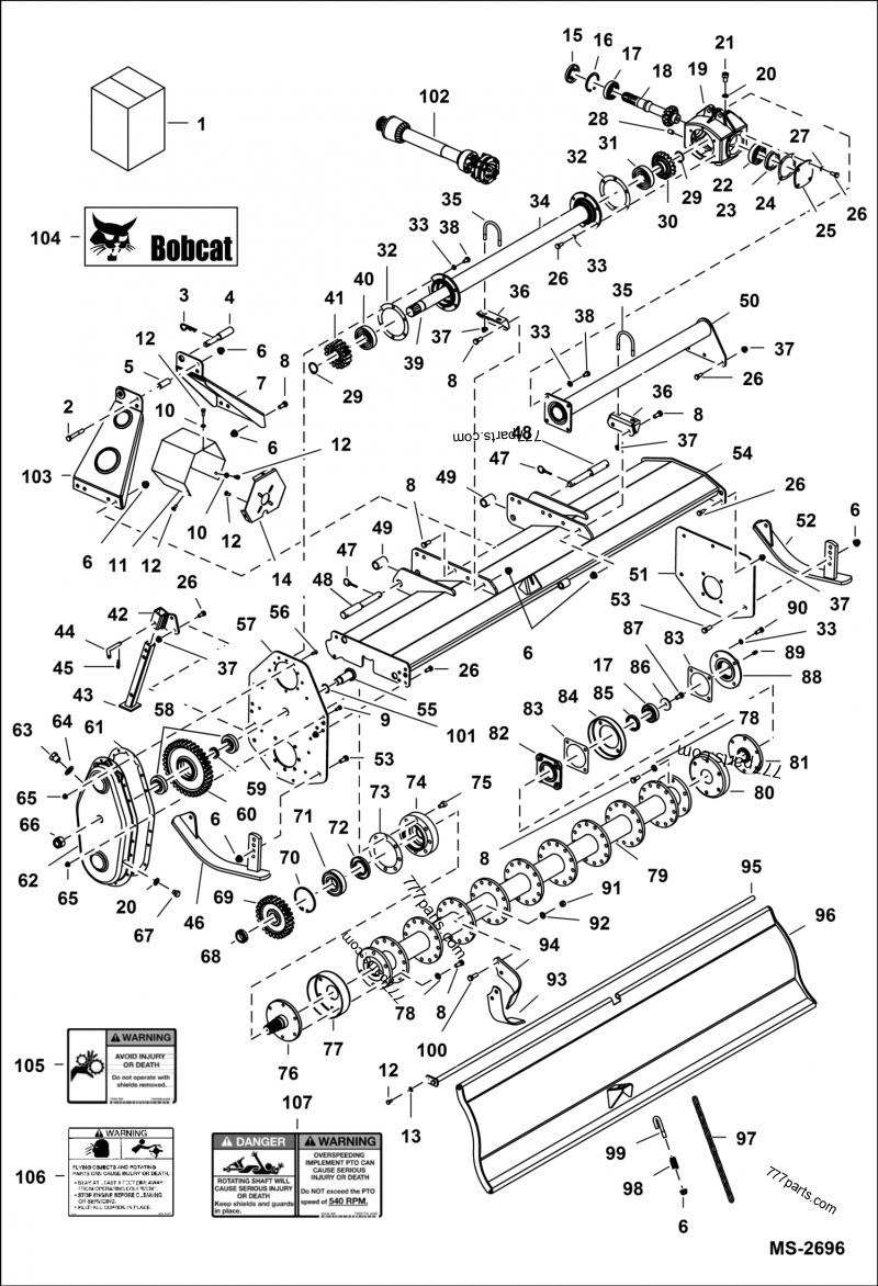 7001315 U-BOLT - Bobcat spare part | 777parts.com