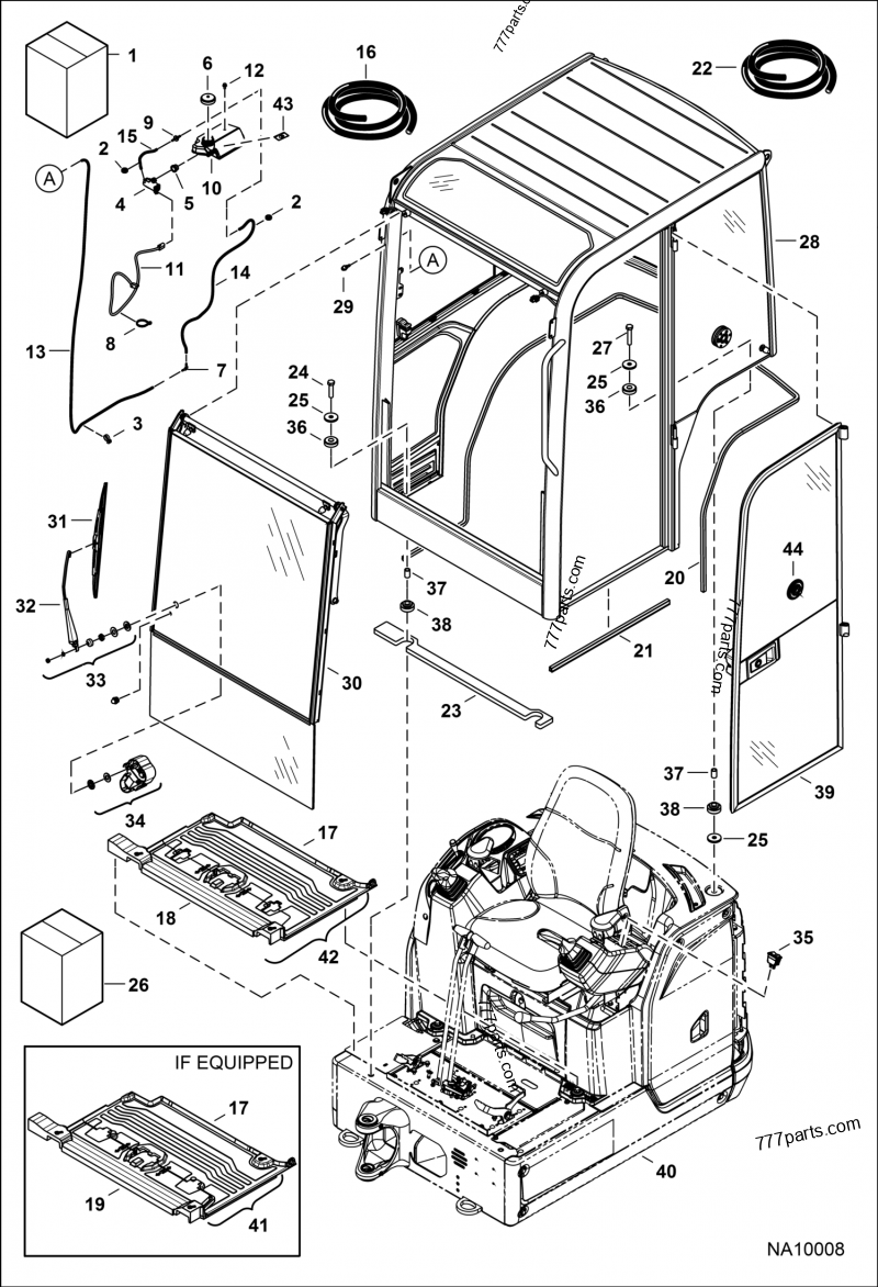 7313839 CAP PLASTIC - Bobcat spare part | 777parts.com