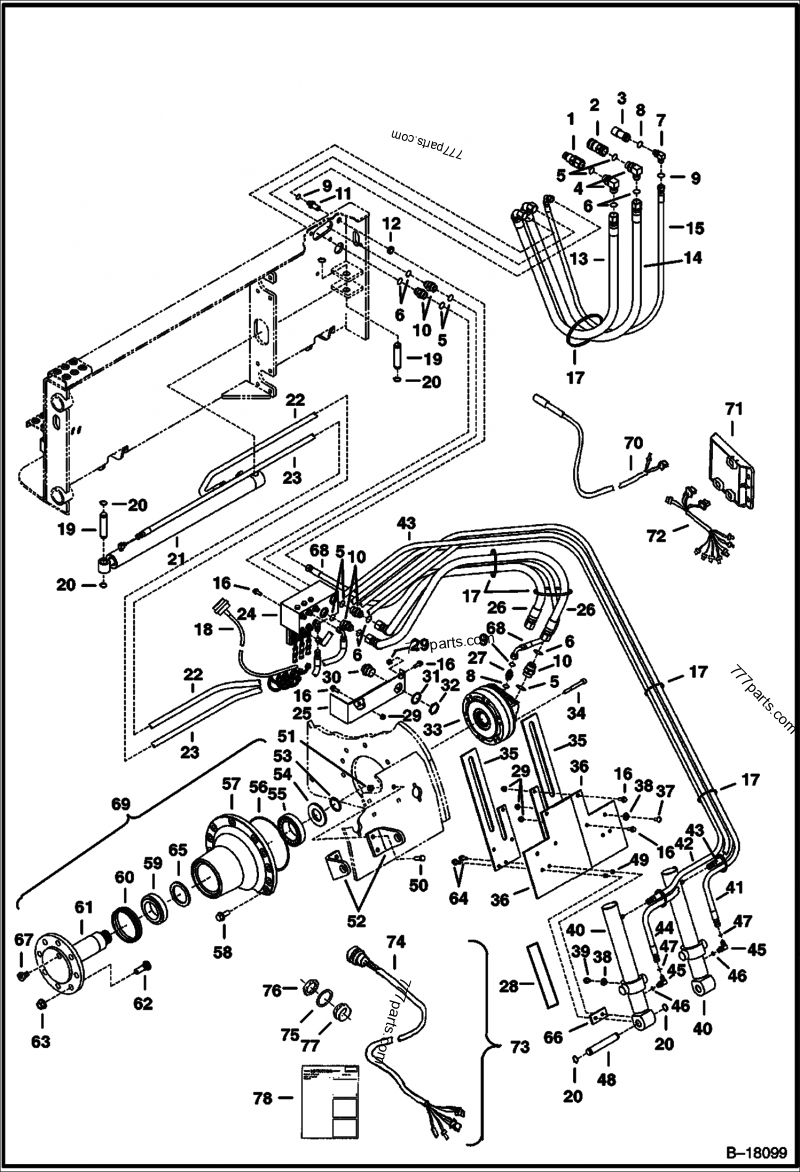 6669981 VALVE CONTROL - Bobcat spare part | 777parts.com