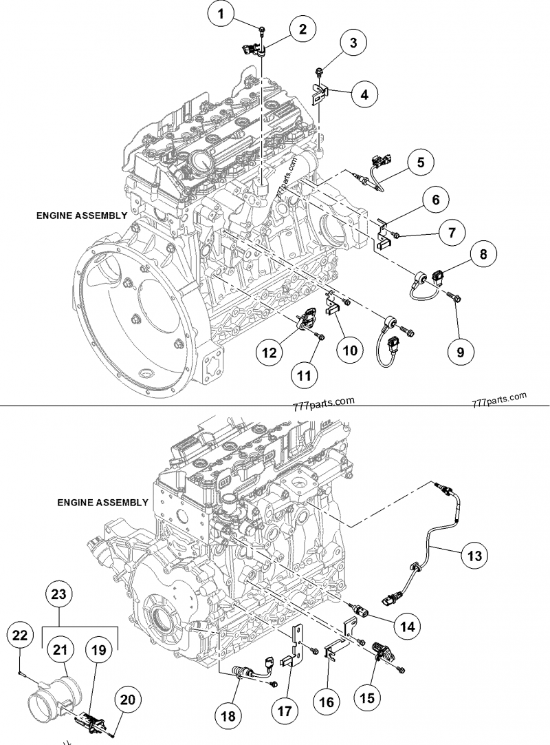 7030438 SENSOR, KNOCK - Bobcat spare part | 777parts.com