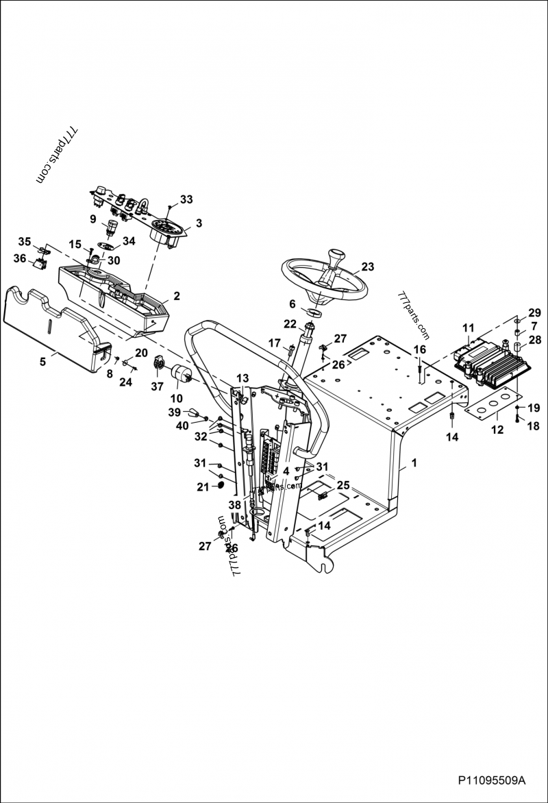 7470547 SEAL RUBBER - Bobcat spare part | 777parts.com