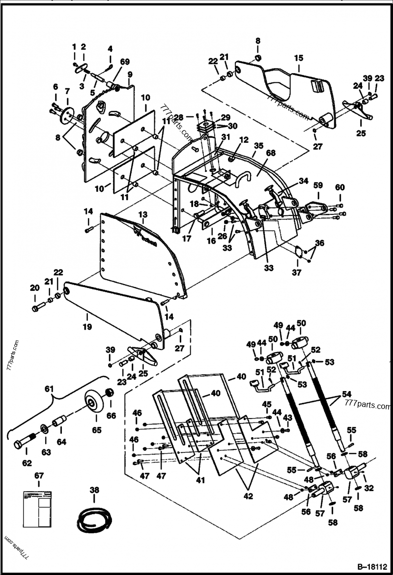 31C1248 BOLT - Bobcat spare part | 777parts.com
