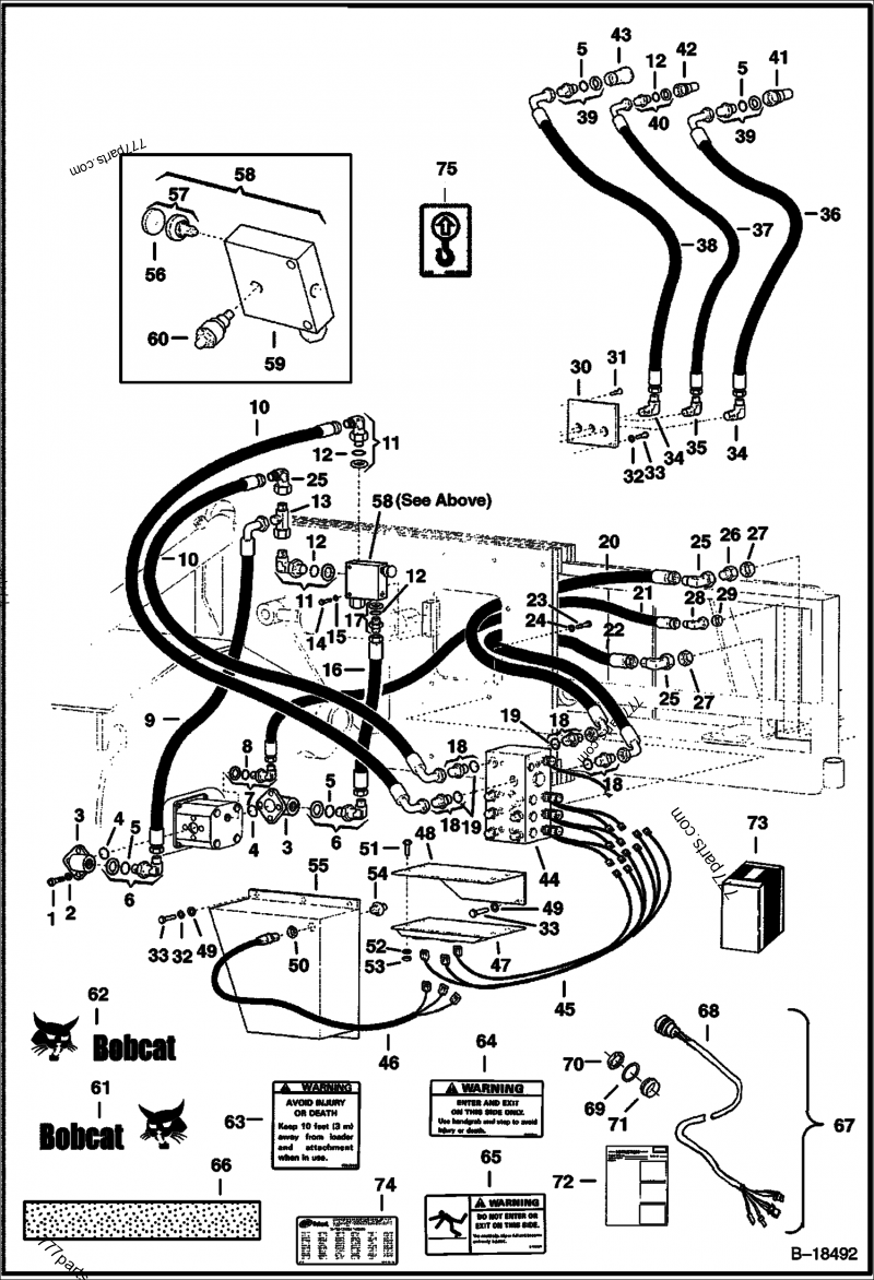 6726839AR KIT, TRANSLATION - Bobcat spare part | 777parts.com