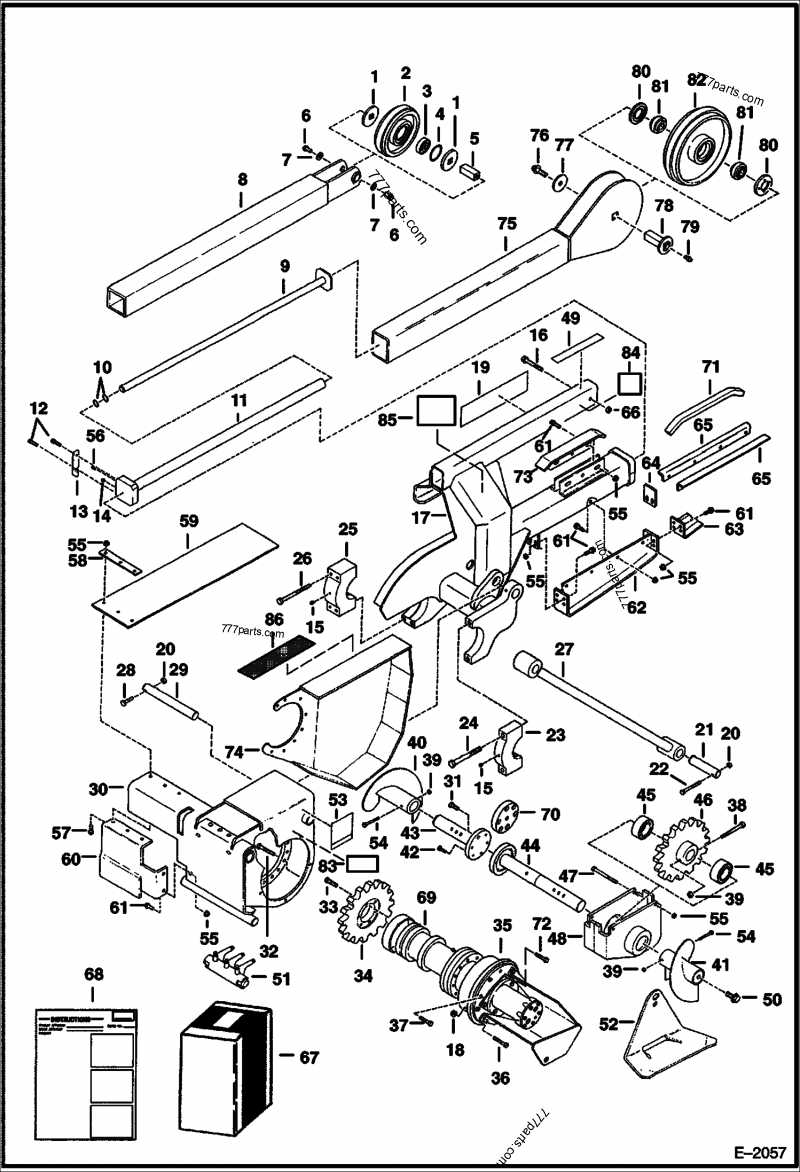 6655752 FITTING, GREASE - Bobcat spare part | 777parts.com
