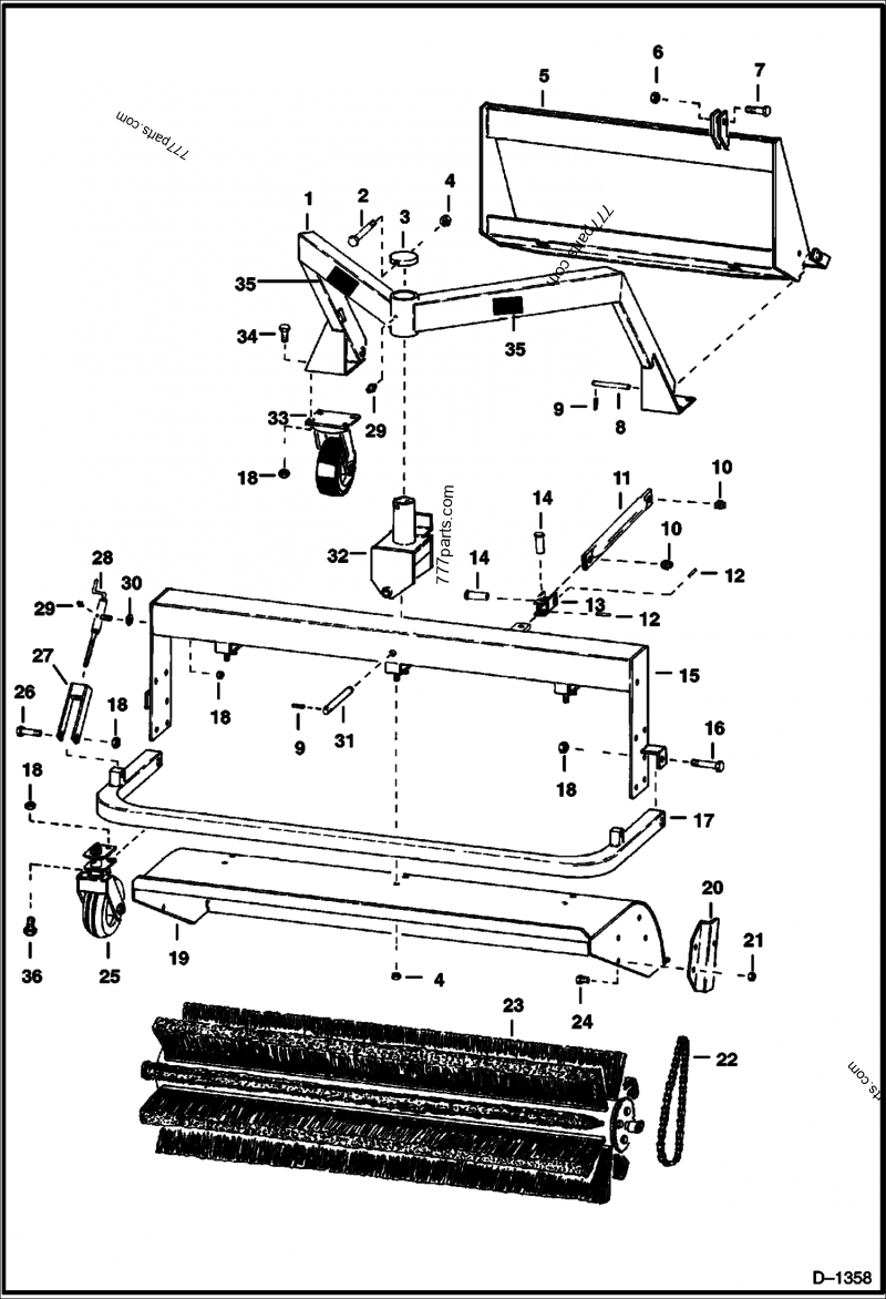 WHEEL - Bobcat spare part | 777parts.com