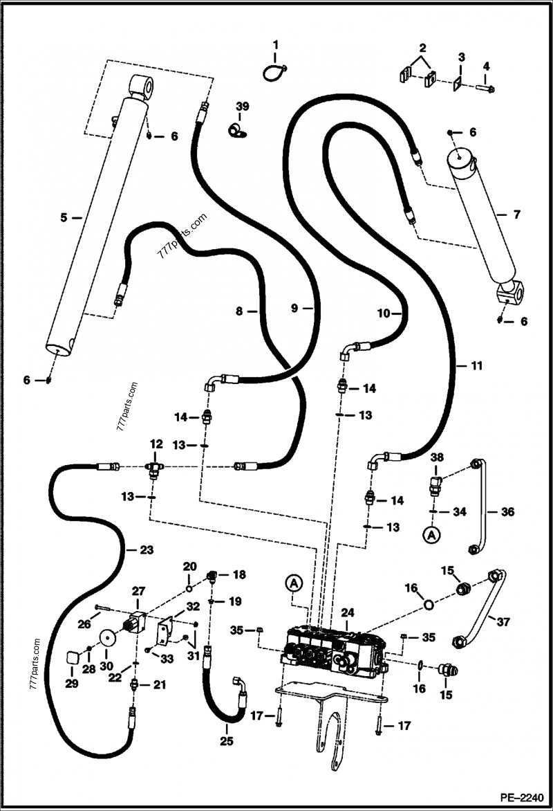 7230495 LIFTARM BYPASS - Bobcat spare part | 777parts.com