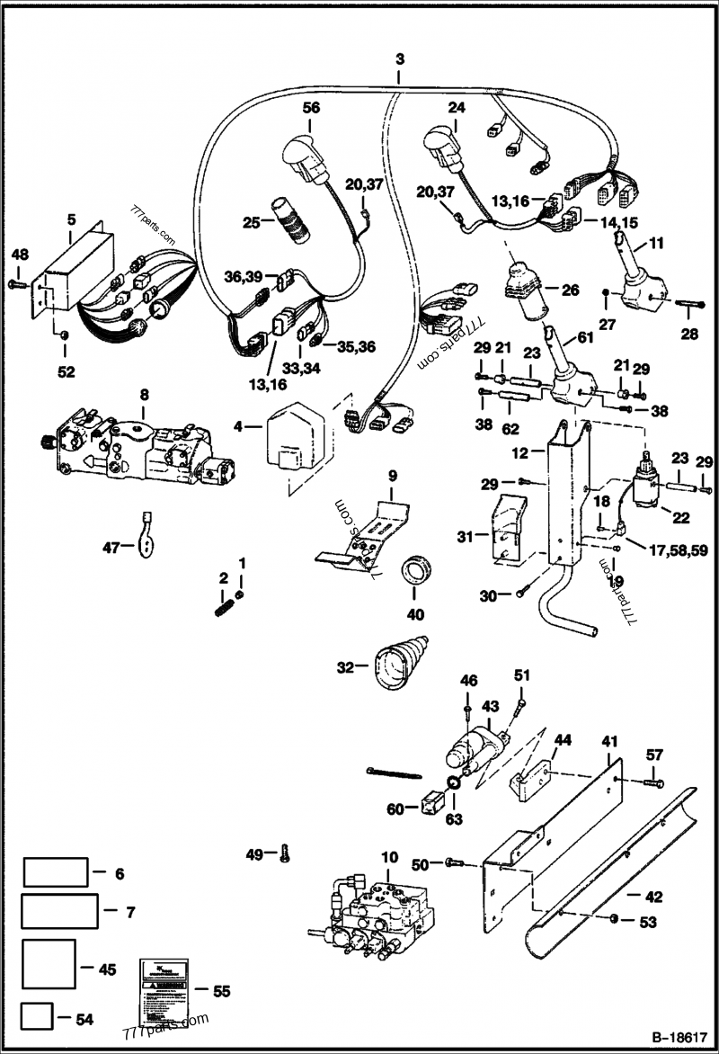 6712397 CONTROL - Bobcat spare part | 777parts.com