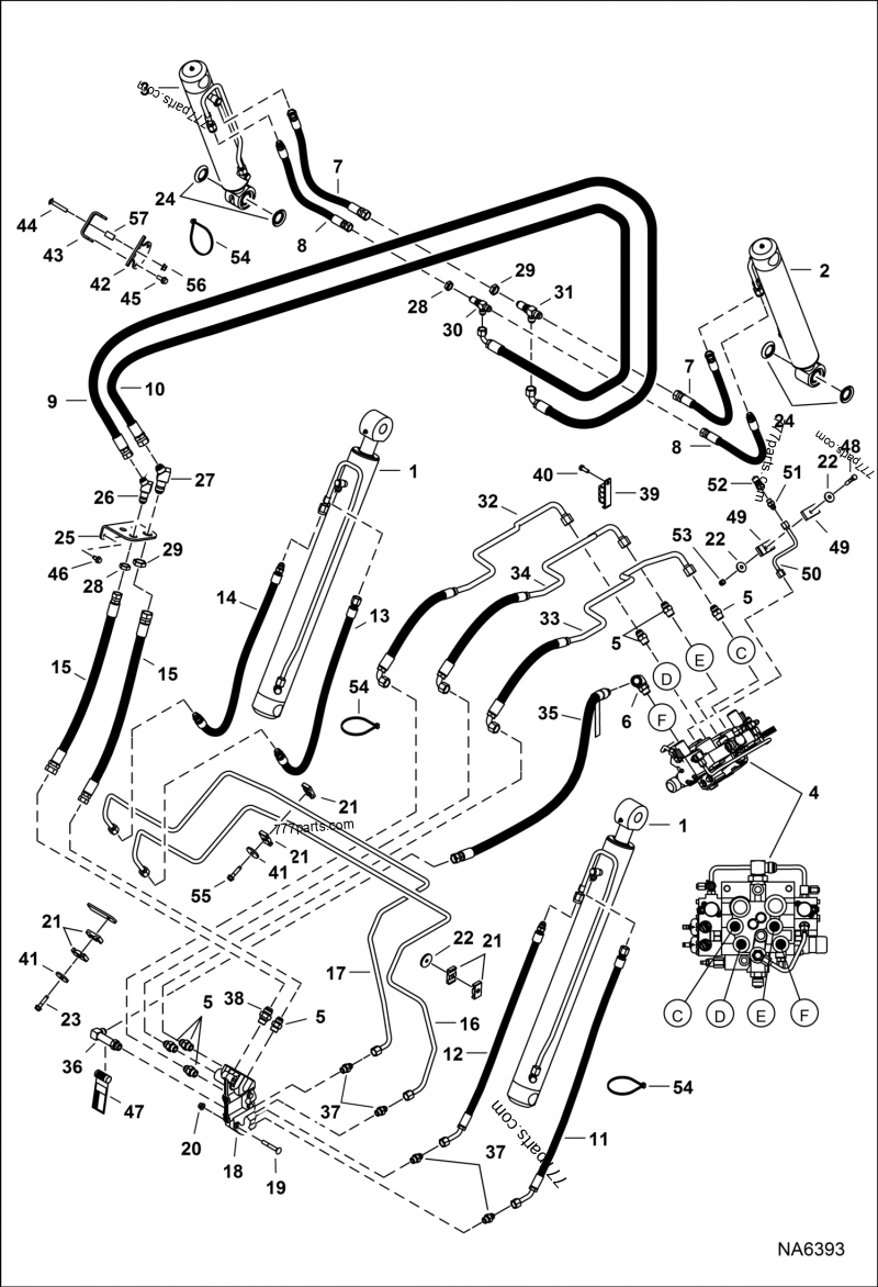 7212038 HOSE HYDRAULIC - Bobcat spare part | 777parts.com