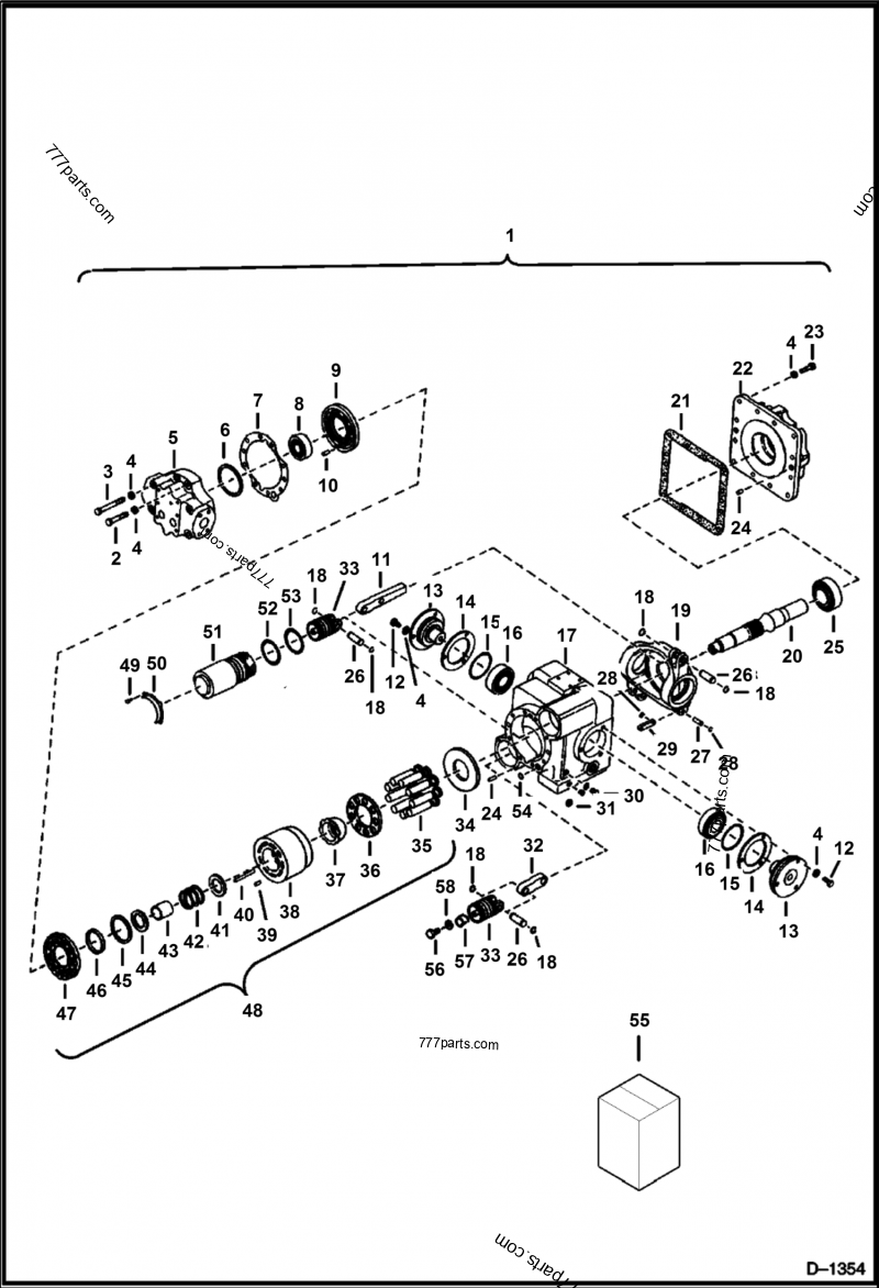 963567 HOUSING - Bobcat spare part | 777parts.com