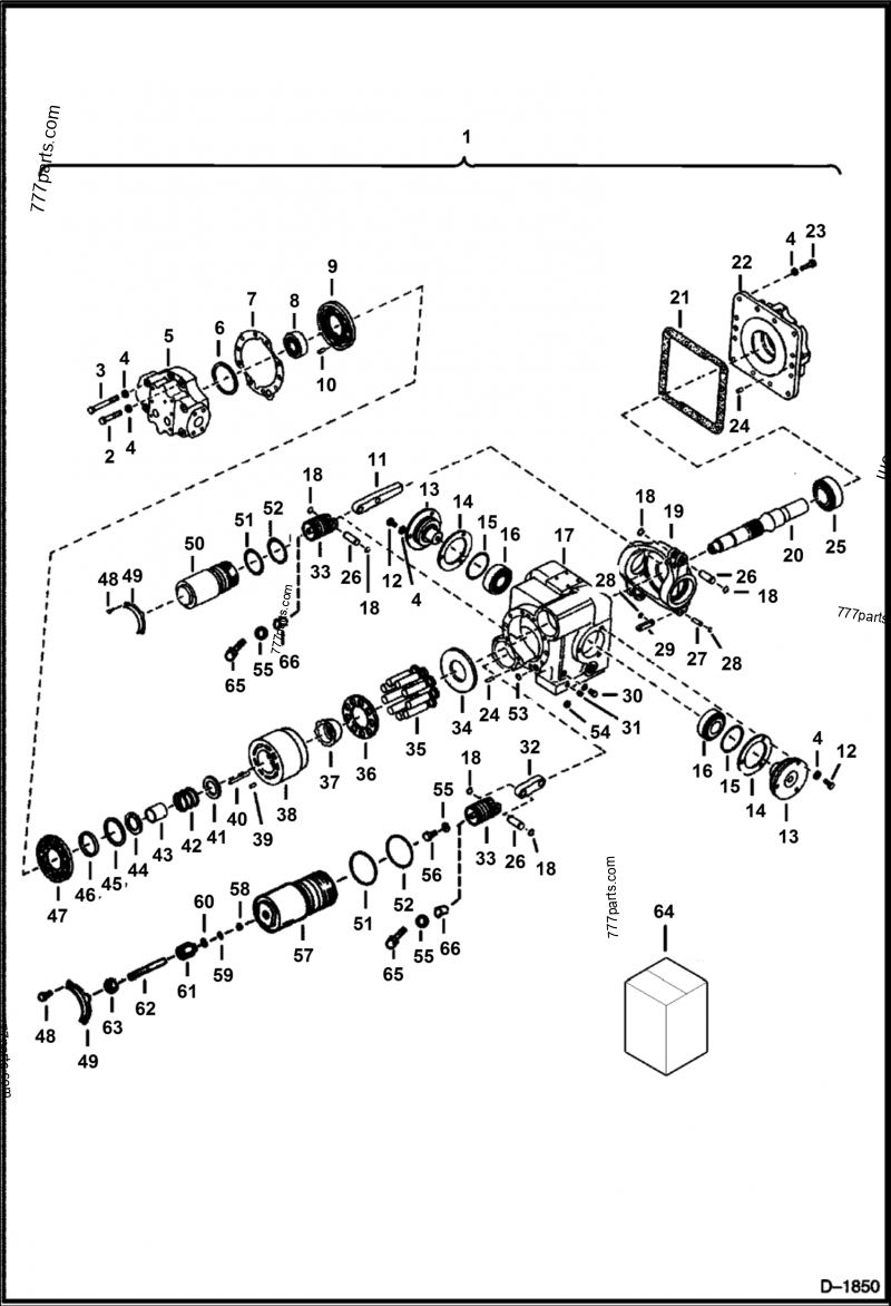 963567 HOUSING - Bobcat spare part | 777parts.com