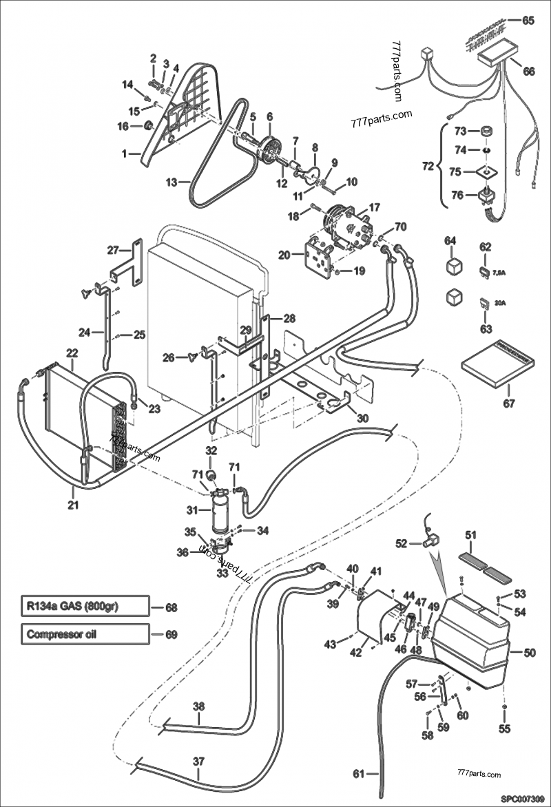 98068.0 O-RING - 980680 - Bobcat spare part | 777parts.com