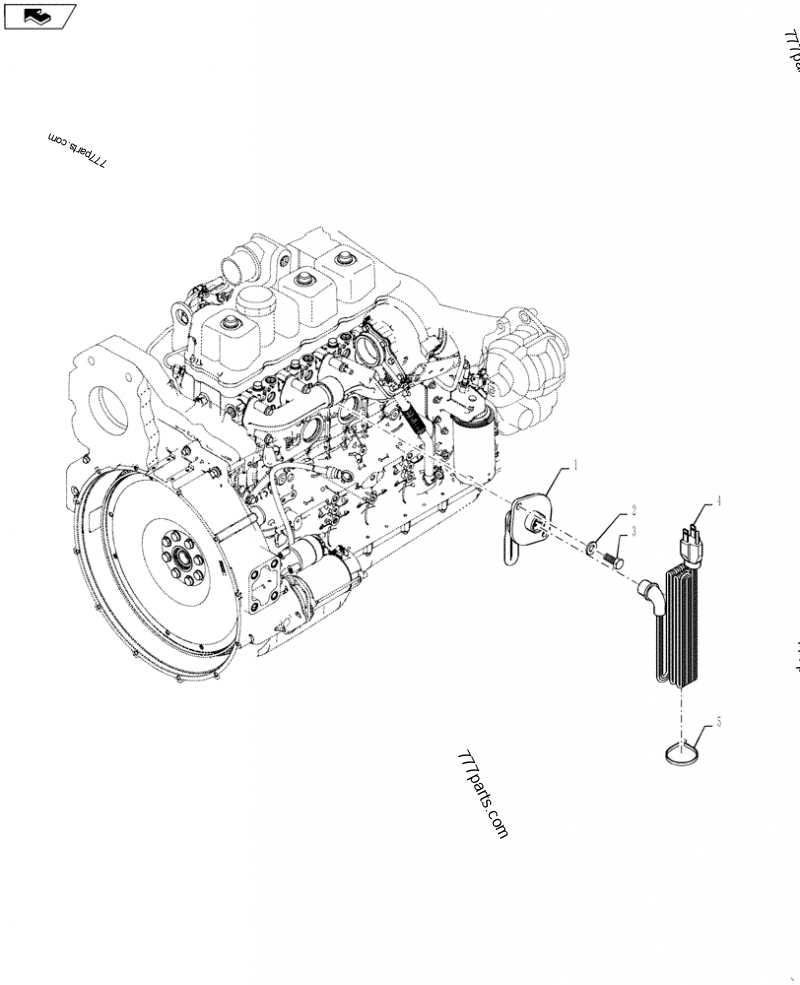 8602005 HEATER,750W, 120V - Case spare part | 777parts.com