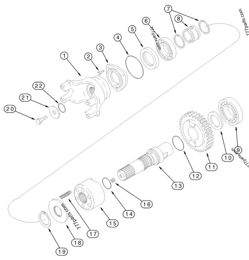 181248A1 SLEEVE - Case spare part | 777parts.com