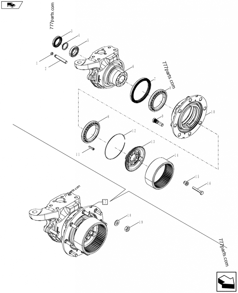 5165162 SNAP RING,M50, Int - Case spare part | 777parts.com