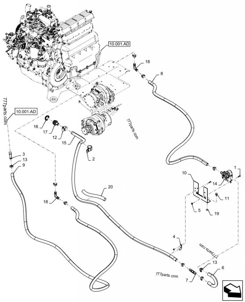 84245940 VALVE - Case spare part | 777parts.com