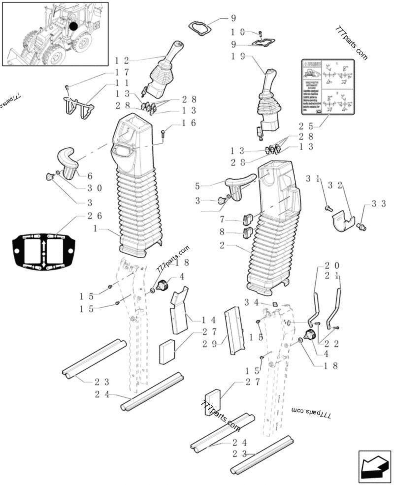 87410105 ROCKER SWITCH - Case spare part | 777parts.com