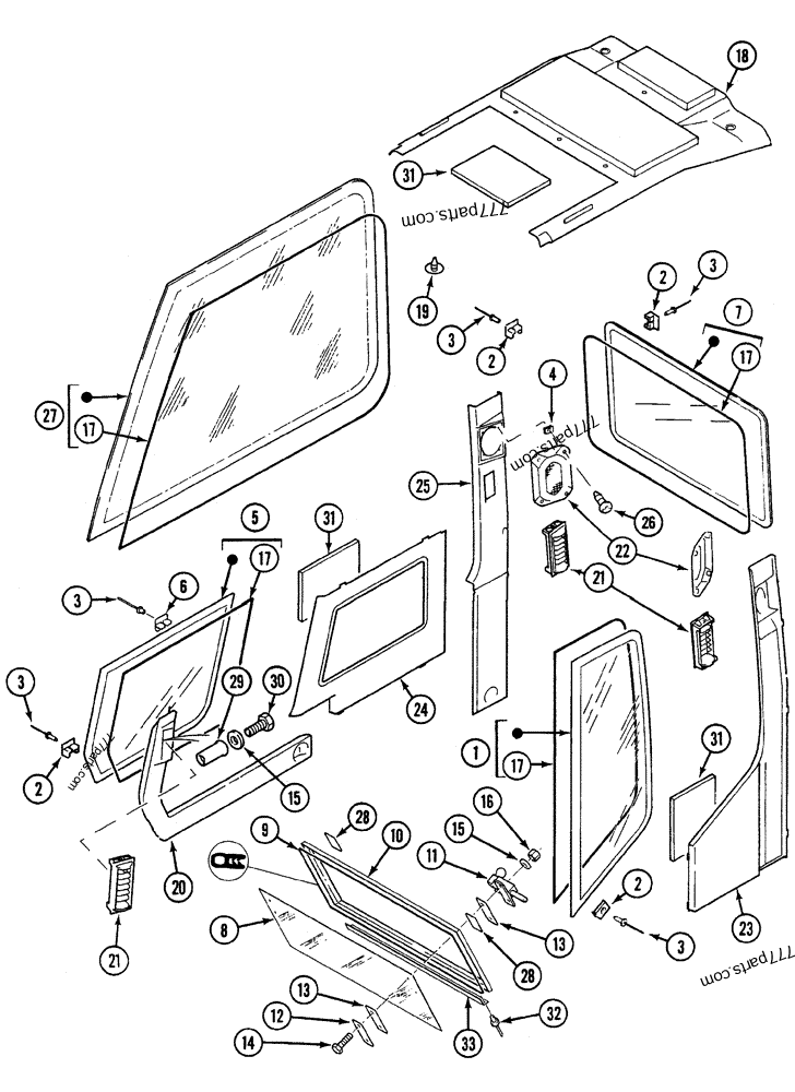F4641451 LINING - Case spare part | 777parts.com