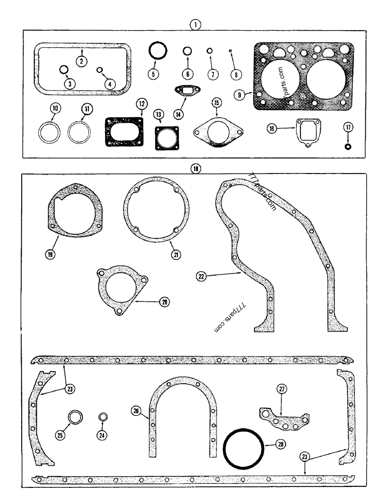 A11421 GASKET - Case spare part | 777parts.com
