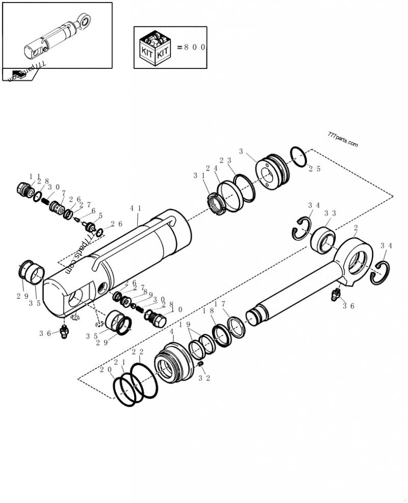 6905335 ROD - Case spare part | 777parts.com