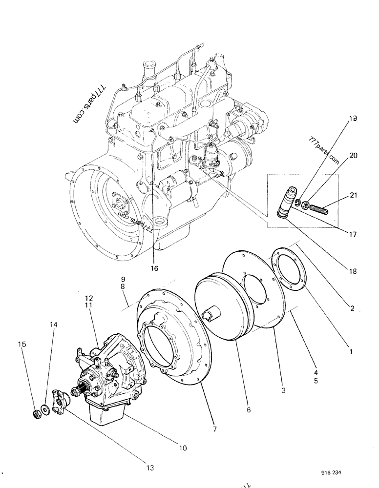 D69669 YOKE - Case spare part | 777parts.com