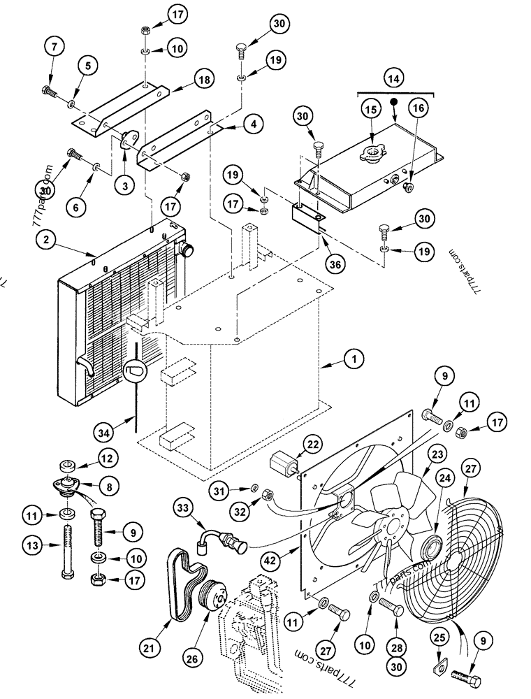 G1116541 SPACER - Case spare part | 777parts.com