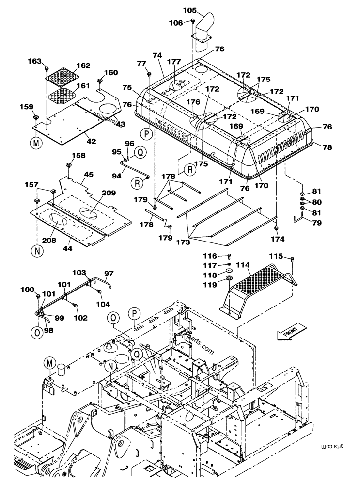 KBN13680G1 TOP COVER - Case spare part | 777parts.com
