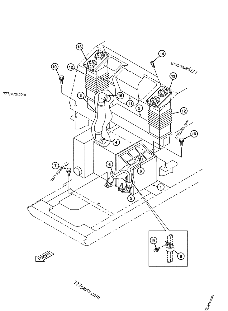 843-1412 SCREW,Flat , M4 x 12mm, Cl 4.8 - 8431412 - Case spare part ...