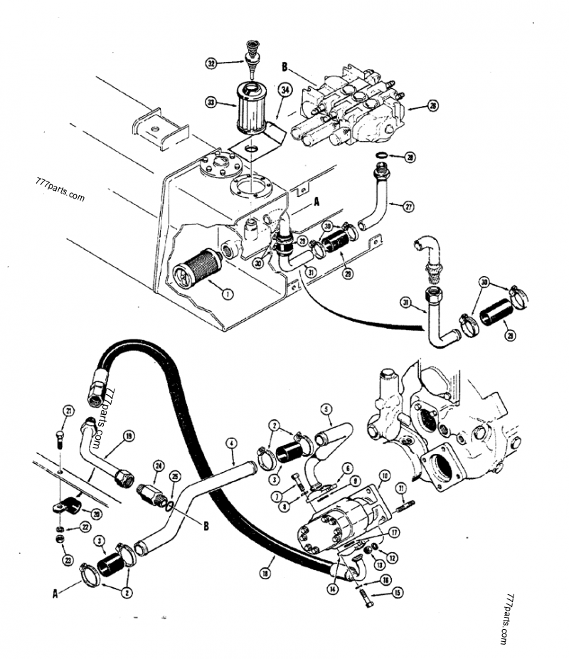 D43379 ADAPTER - Case spare part | 777parts.com