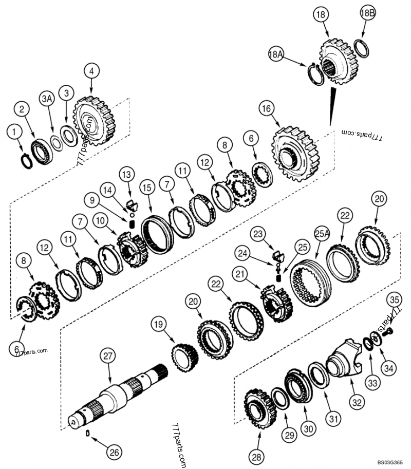 326865A1 SPACER - Case spare part | 777parts.com