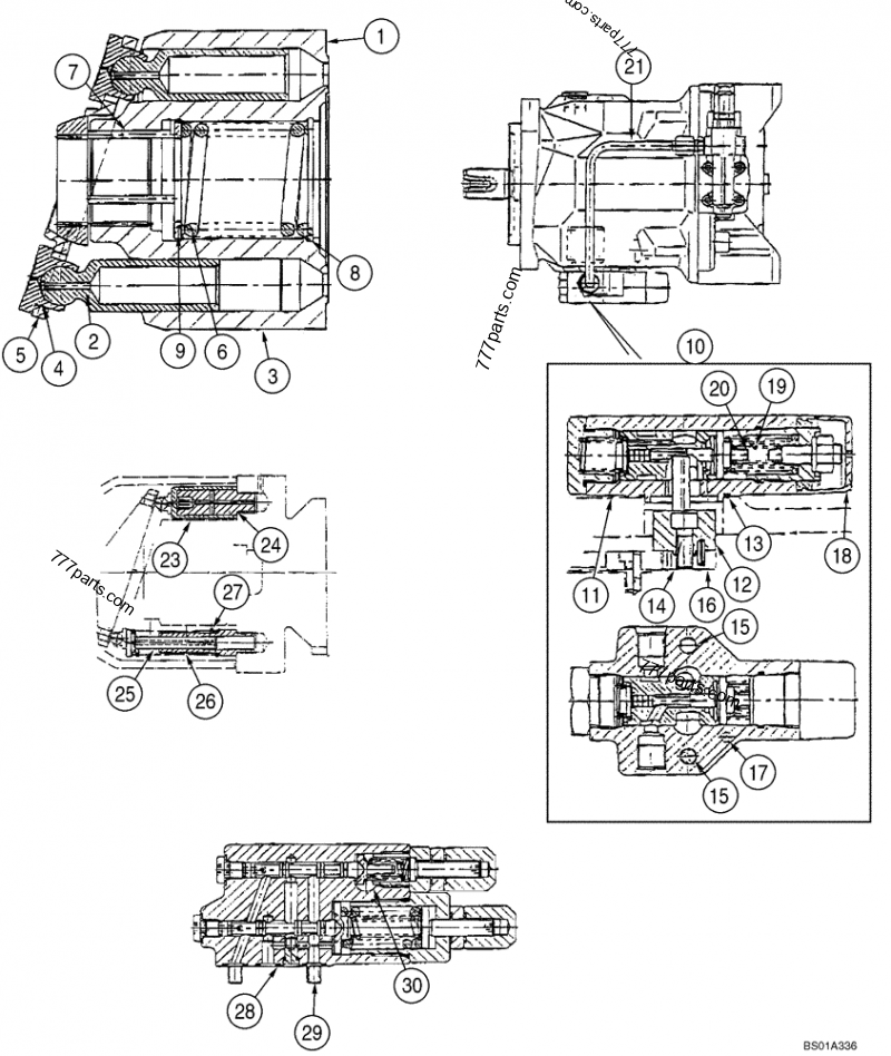 8605109 BARREL - Case spare part | 777parts.com