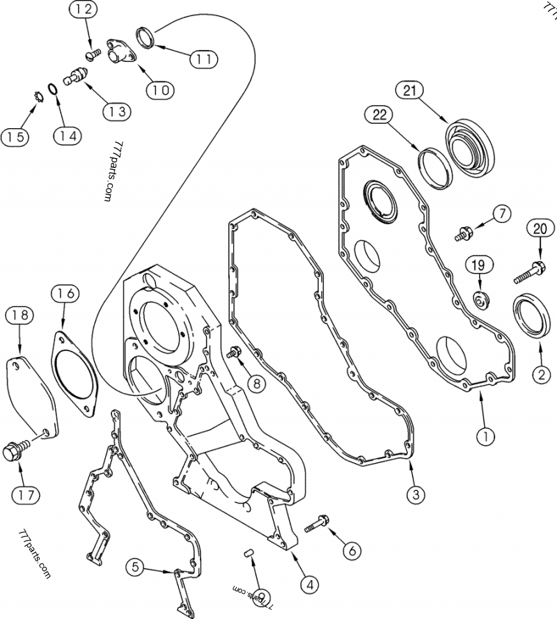 J932120 HOUSING - Case spare part | 777parts.com