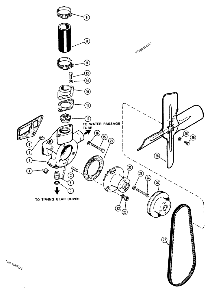 A142823 FITTING - Case spare part | 777parts.com