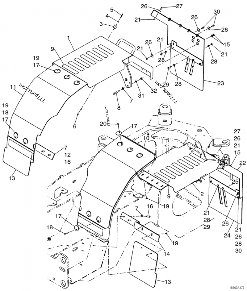 434431A1 SUPPORT - Case spare part | 777parts.com