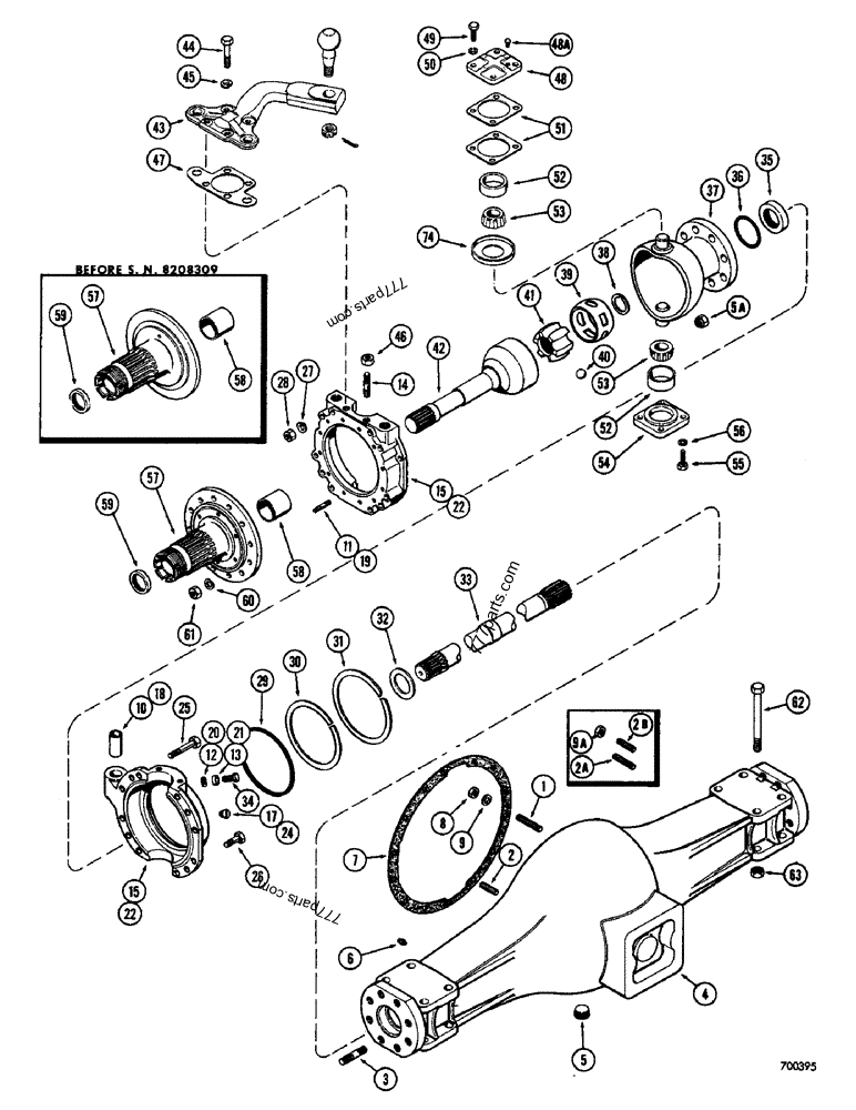A12993 BUSHING - Case spare part | 777parts.com