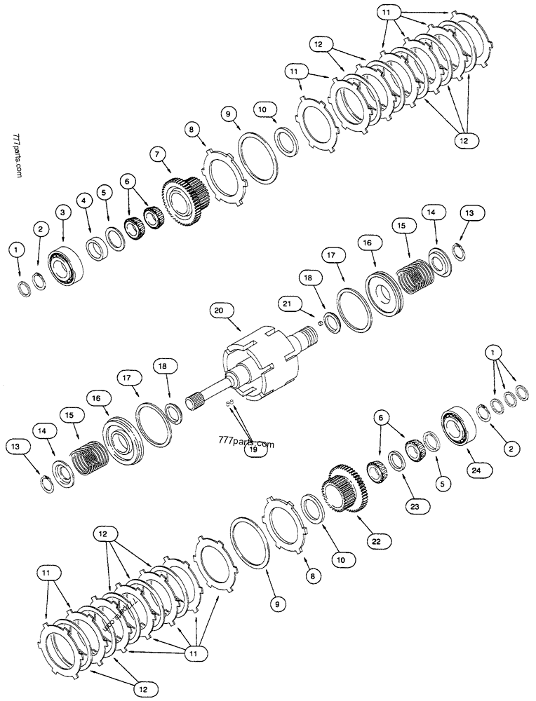 181108A1 SPLIT PIN,3mm OD x 8mm L - Case spare part | 777parts.com
